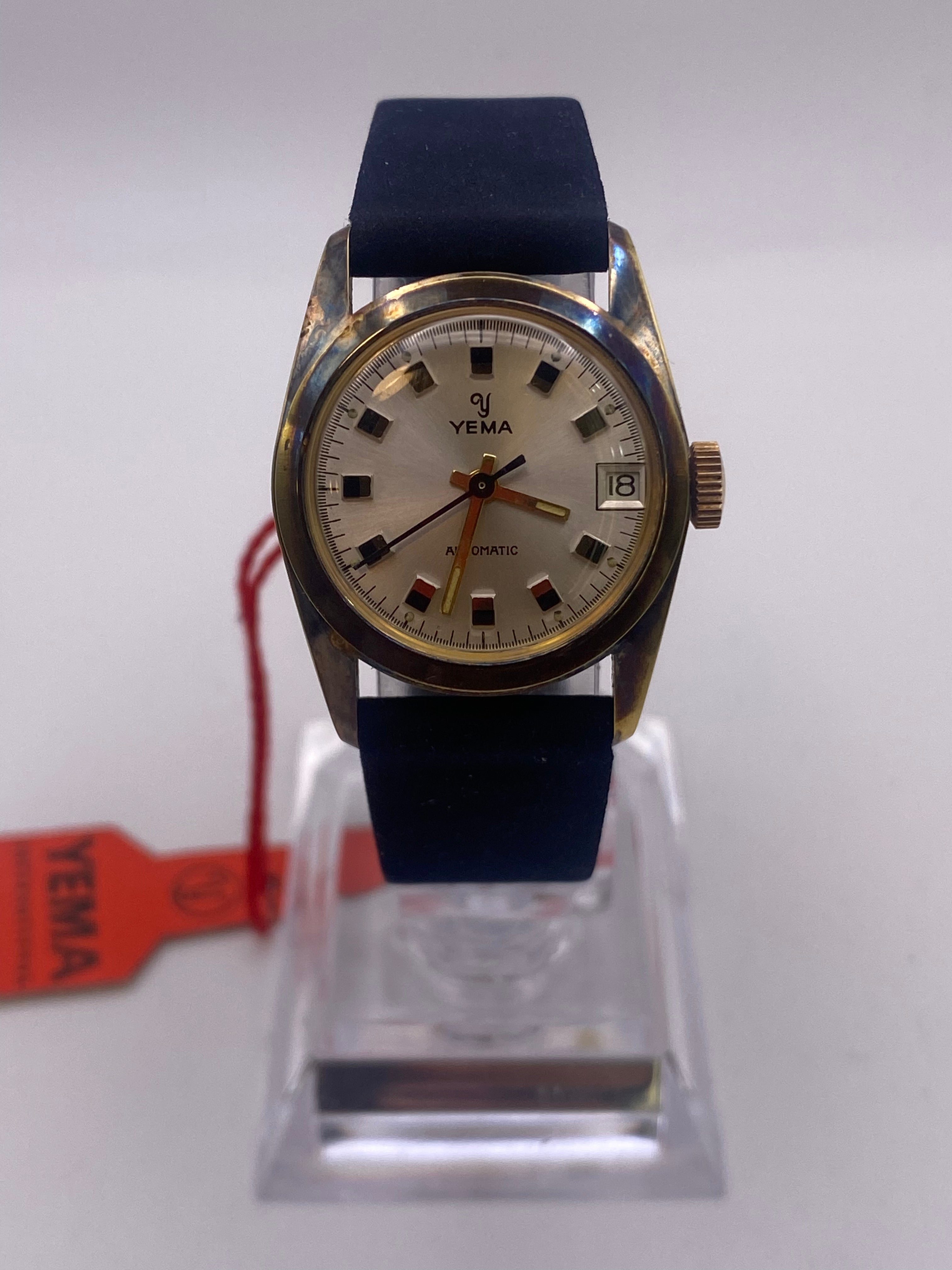 Vintage Yema Gold Plated Ladies Automatic Mechanical Dress Watch ...